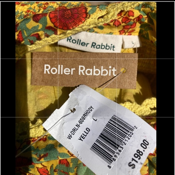Roller Rabbit | Dresses | Roller Rabbit Roberta Yellow Floral Maxi ...